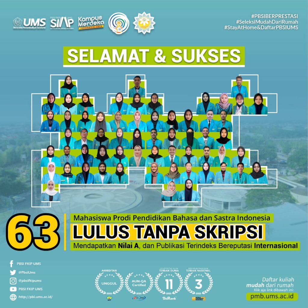 Sebanyak 63 Mahasiswa PBSI Lulus Tanpa Skripsi – Pendidikan Bahasa dan ...